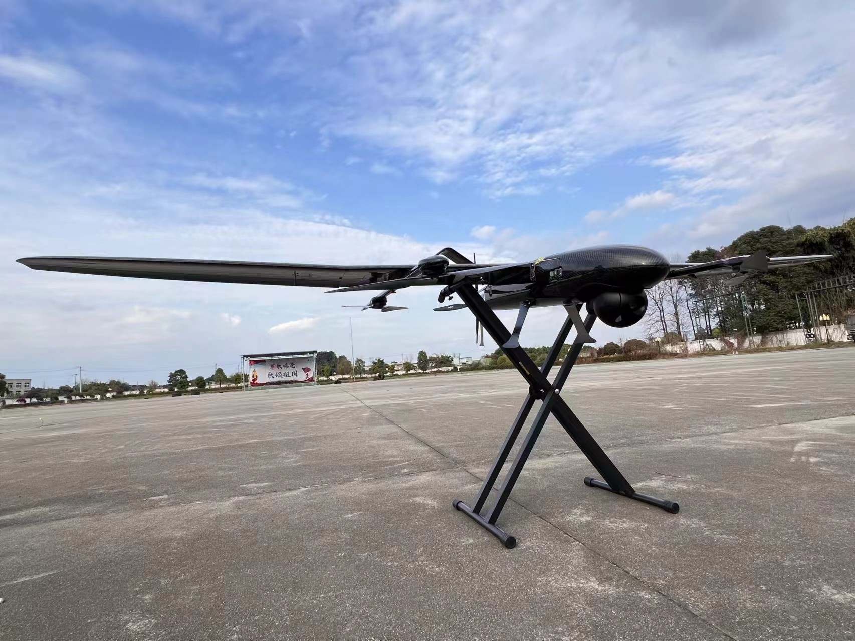 150km Lang Endurance Jarak Panjang VTOL UAV Drone 6house Vtol Unmanned ...